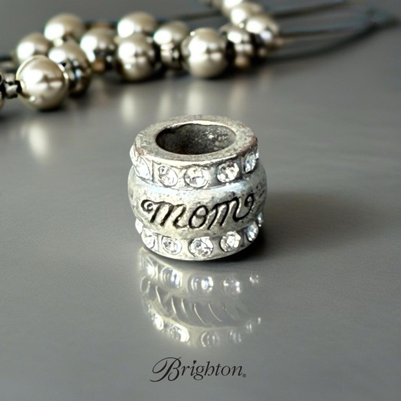 Brighton | Jewelry | Brighton Mom Spacer Bead In Brushed Silver | Poshmark